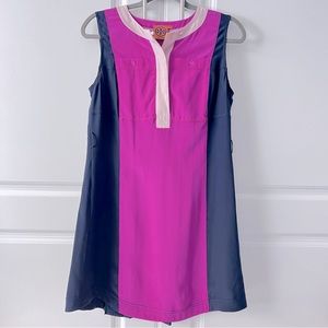 Tory Burch | Dresses | Tory Burch Angie Color Block Silk Dress | Poshmark